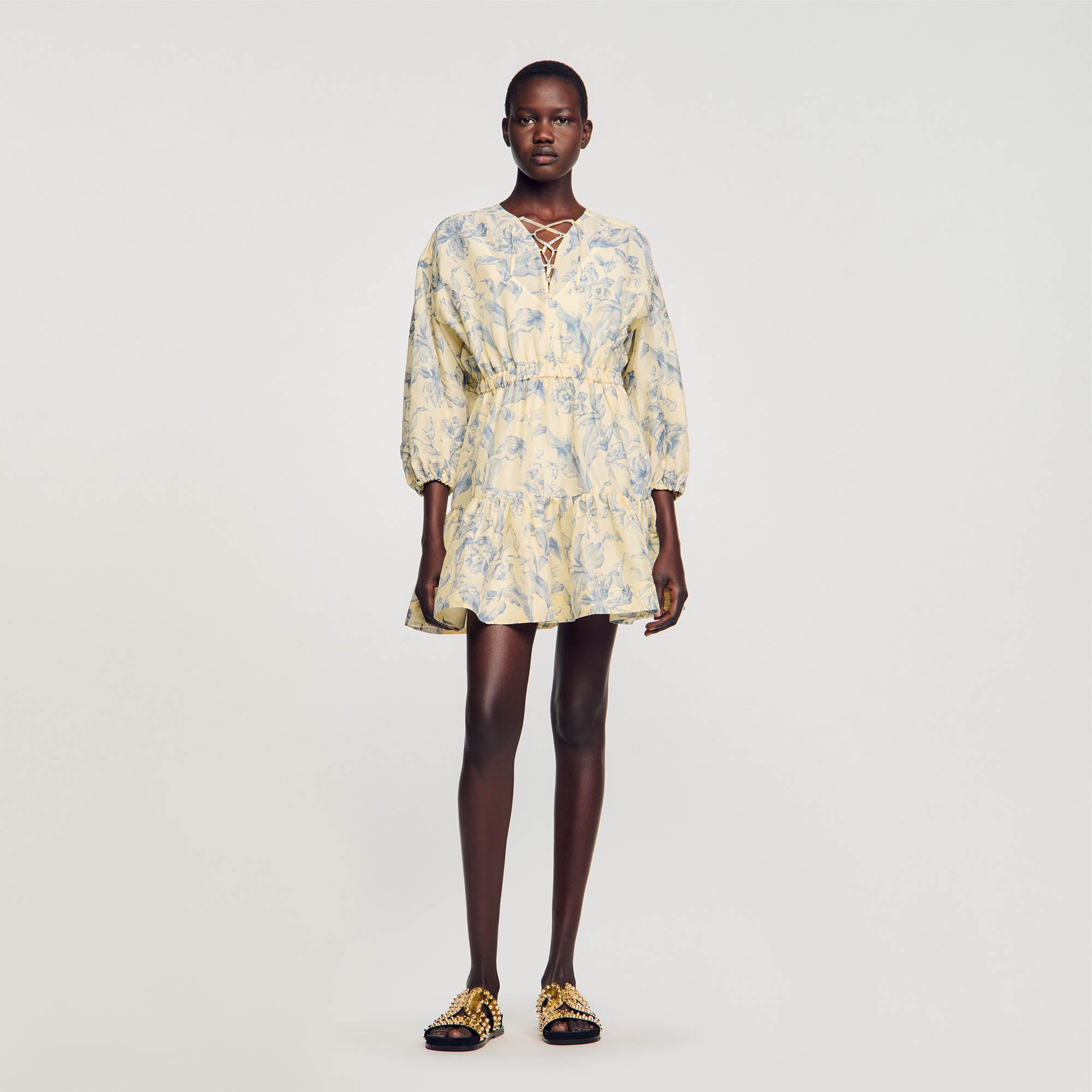 Sandro | Vestido con estampado de flores – Sandro Paris | México