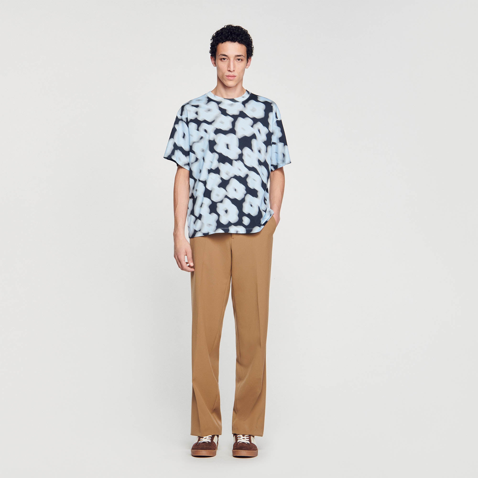 Sandro | Camiseta de algodón con flores – Sandro Paris | México